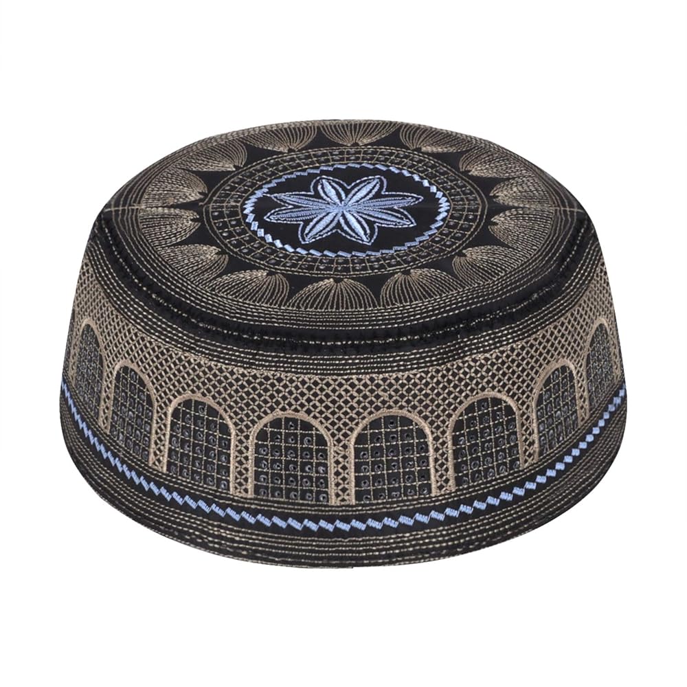 Kufi Prayer Hat - Black – My Islam